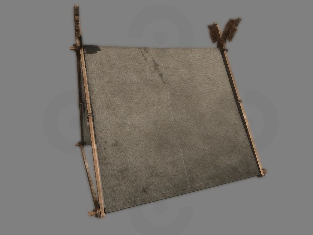Model of a “Oseberg” tent – TVISVAR